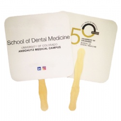 Square Paper Hand Fan
